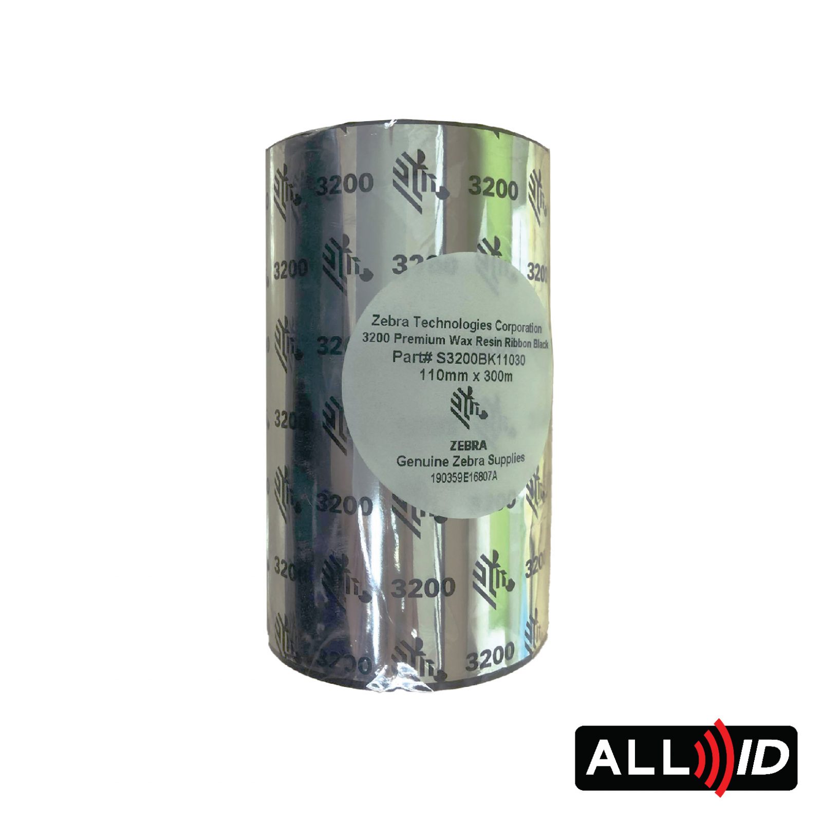 Zebra 3200 Wax Resin Ribbon (110mm x 300m)