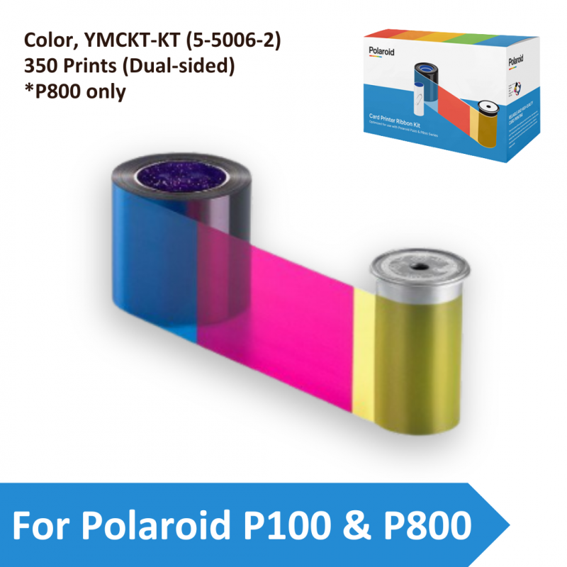 Polaroid Color Ribbon Kit, YMCKT-KT (350 prints) [5-5006-2] – Barcode ...